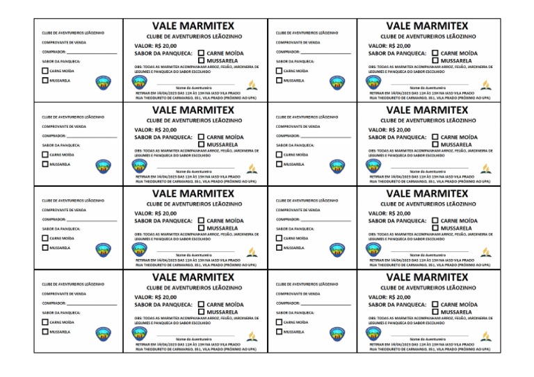 Vale Marmitex | PDF
