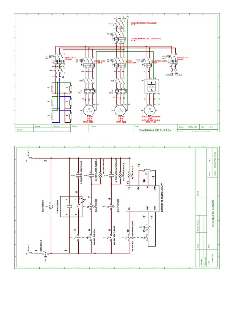 Diagrama Tablero Electrico | PDF
