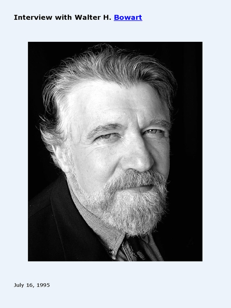 Interview-with-Walter Bowart-H | PDF