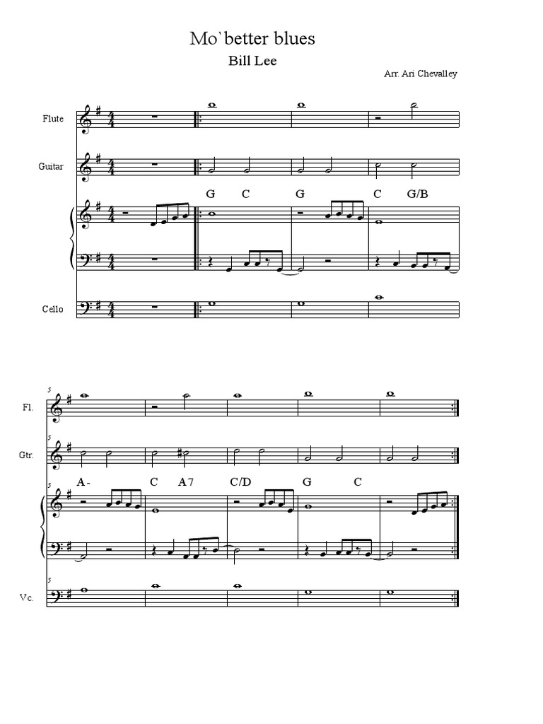 Mo Better Blues | PDF