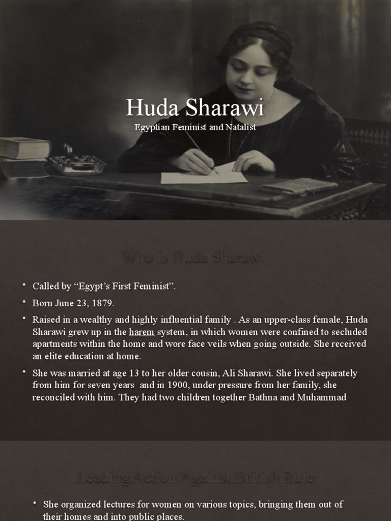 Huda Sharawi | PDF | Egypt | Gender Equality