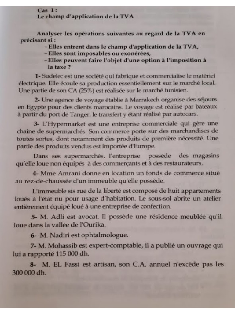 Fisca Exercice | PDF