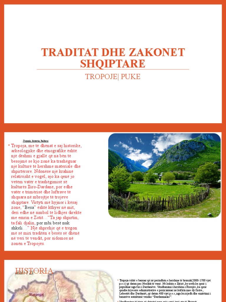 Traditat Dhe Zakonet Shqiptare | PDF