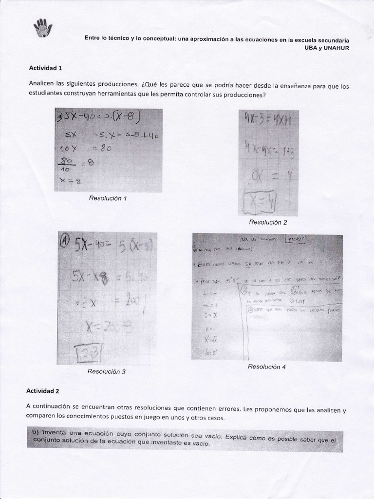 Ecuaciones UBA | PDF