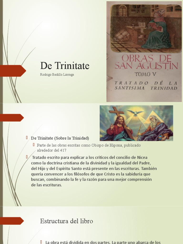 De Trinitate | PDF | Trinidad | Teología