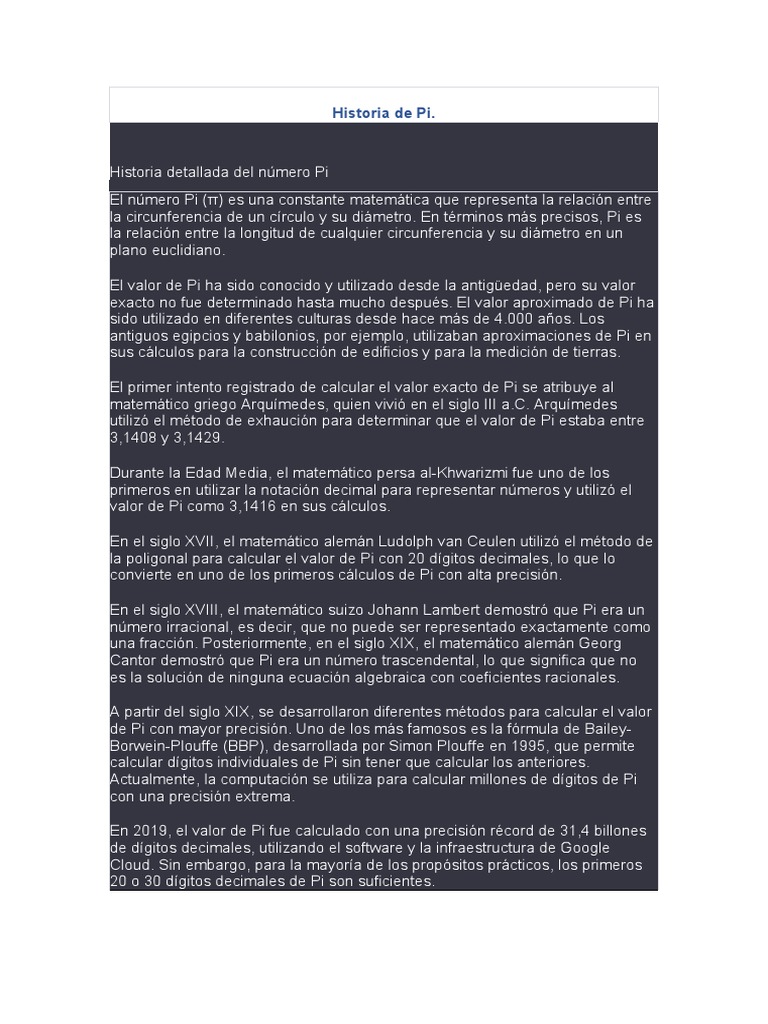 Historia de Pi | PDF