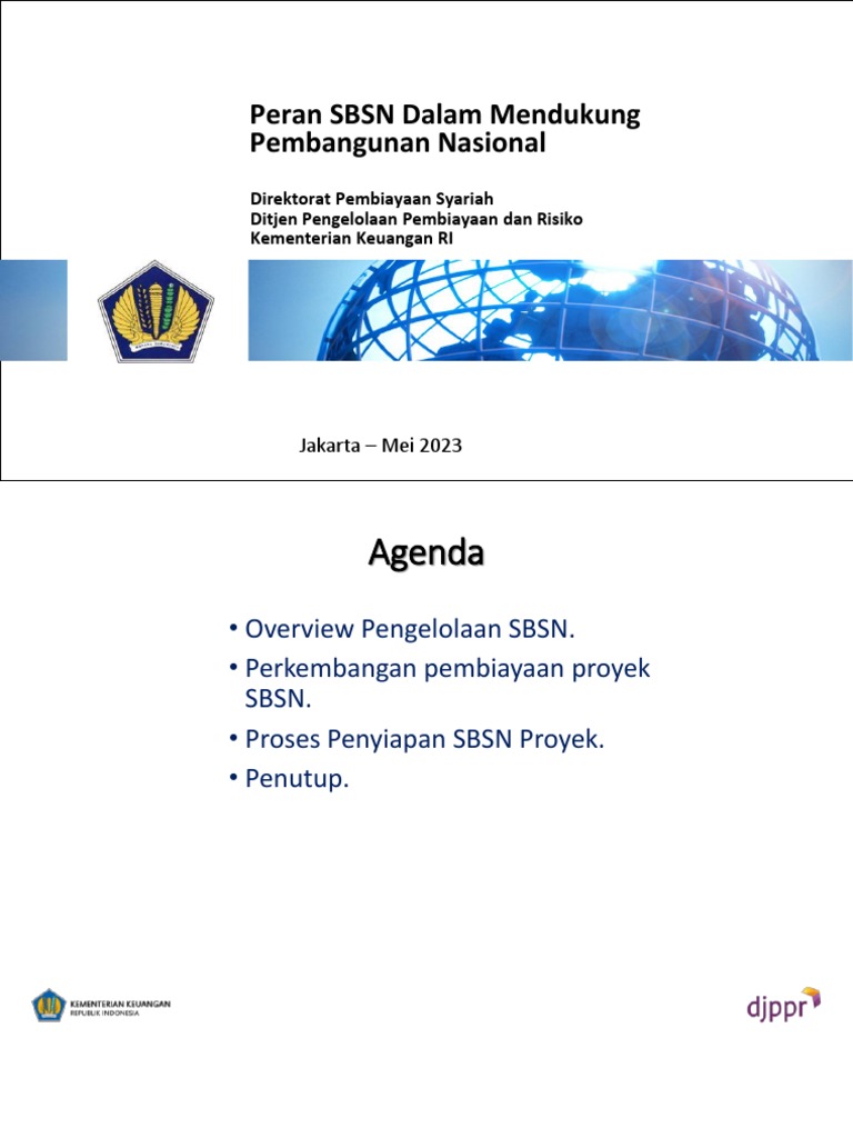 "Peran SBSN dalam Pembangunan Nasional" | PDF | Pengelolaan Keuangan & Uang