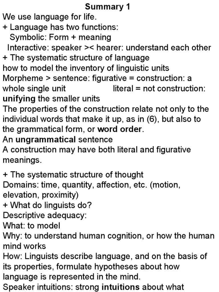 Understanding Language Through Cognitive Linguistics | PDF ... Understanding Language Through Cognitive Linguistics | PDF ...