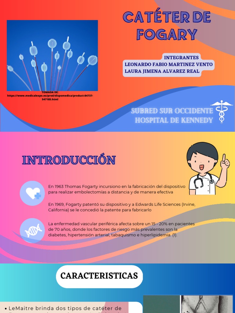 Catéter de Fogarty | PDF | Especialidades Medicas | Medicina CLINICA