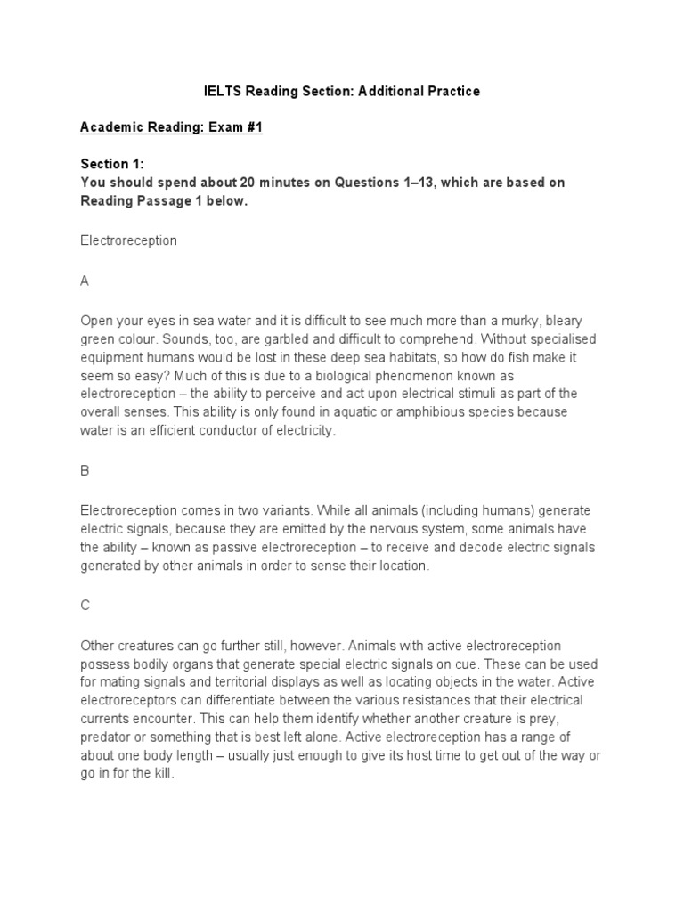 IELTS Reading Section - Additional Practice | PDF | Rock Climbing | Mountaineering