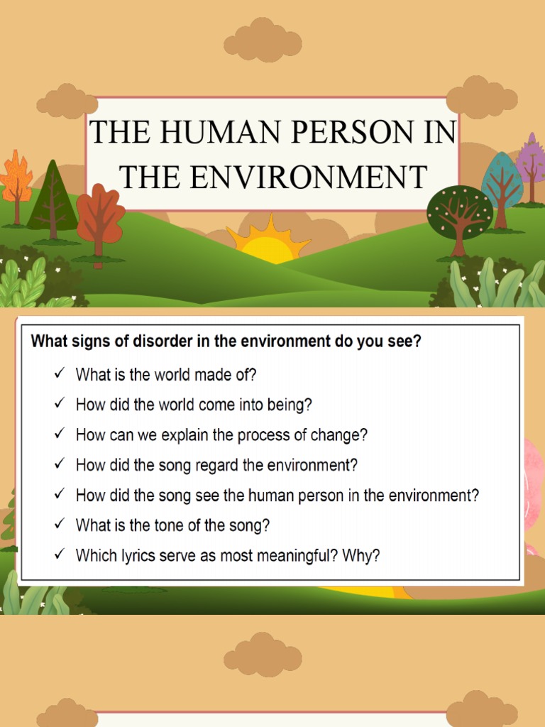 Human Interaction with the Environment | PDF | Environmentalism | Natural Environment