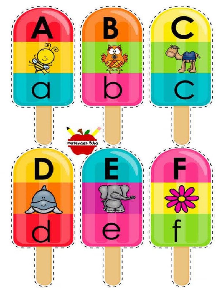 Abecedario Helados | PDF