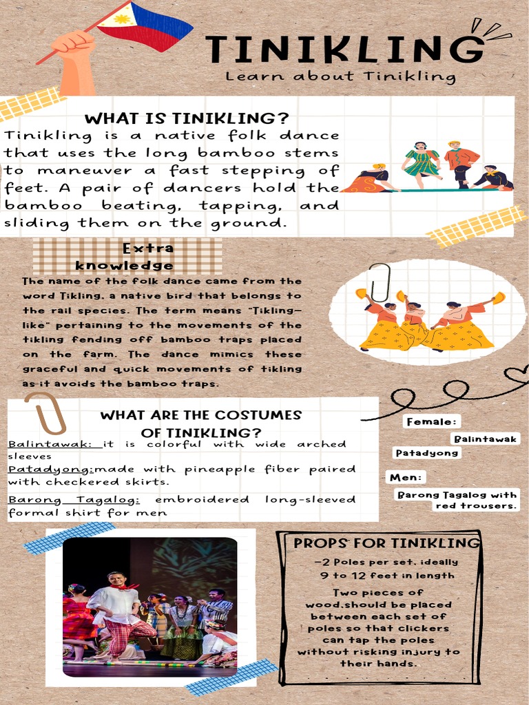 Tinikling Dance: Steps, Costumes & Props | PDF