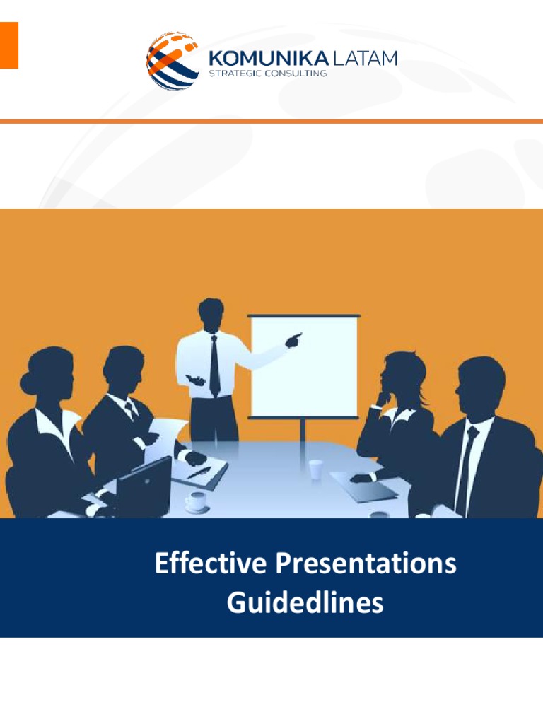 Guidelines for Effective Presentations | PDF | Communication | Nonverbal Communication