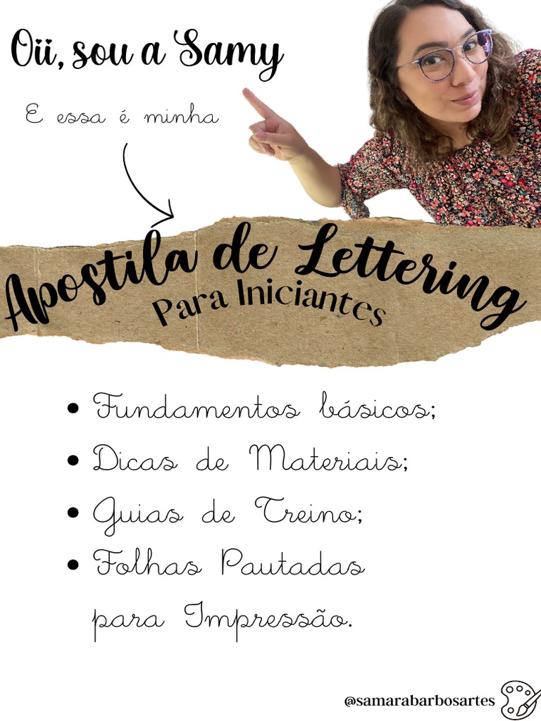 Apostila de Lettering para Iniciantes | PDF | Casa e Jardim