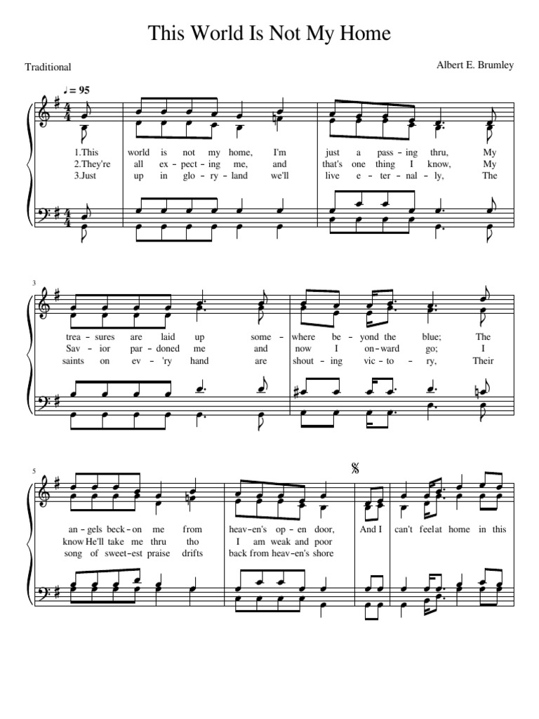 This World Is Not My Home Lyrics | PDF