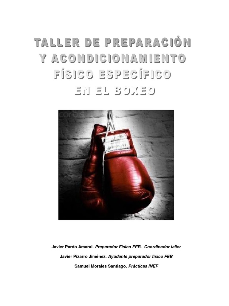 Taller Prepar Física Boxeo Definitivo 87500 | PDF | Contracción ...