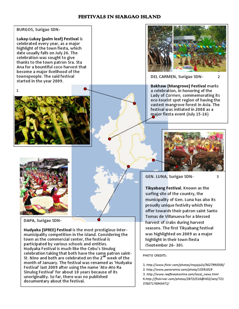 Siargao Island Festivals Overview | PDF | Festival