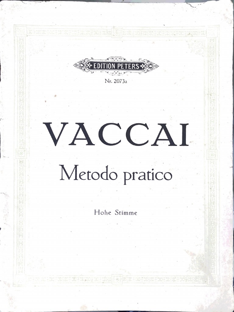 Vaccai 2073a | PDF