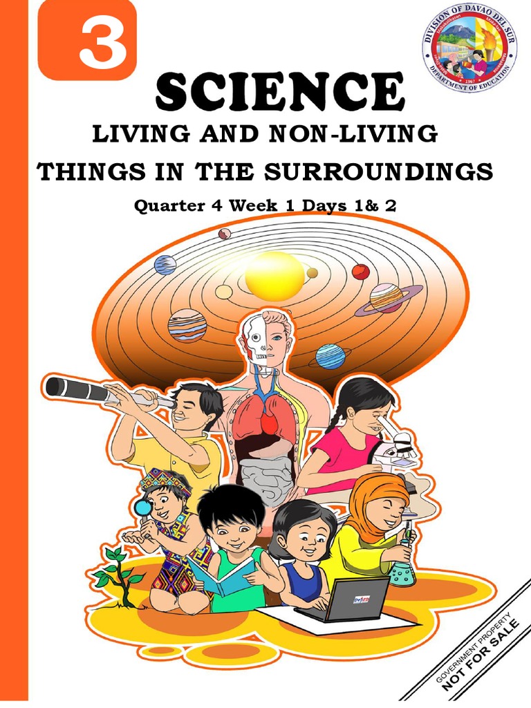 g3 - q4 - wk1 - d1-2 - Living and Non Living Things in The Surroundings | Download Free PDF ...