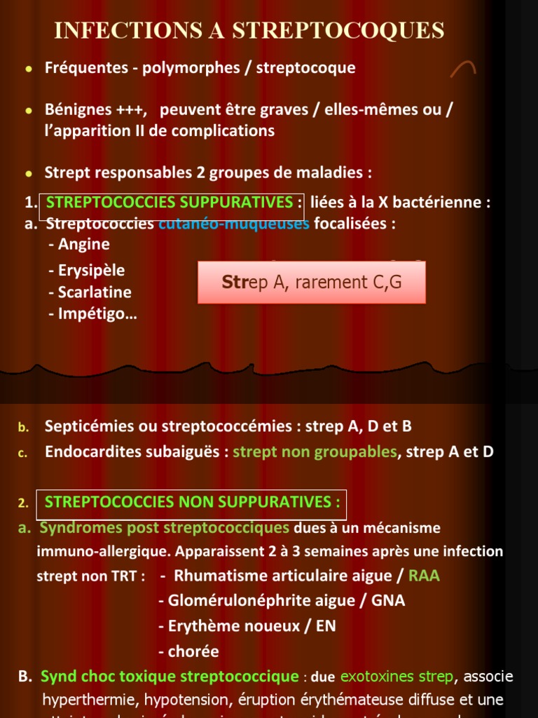7 - Streptococcies | PDF | Streptocoque | Microbiologie