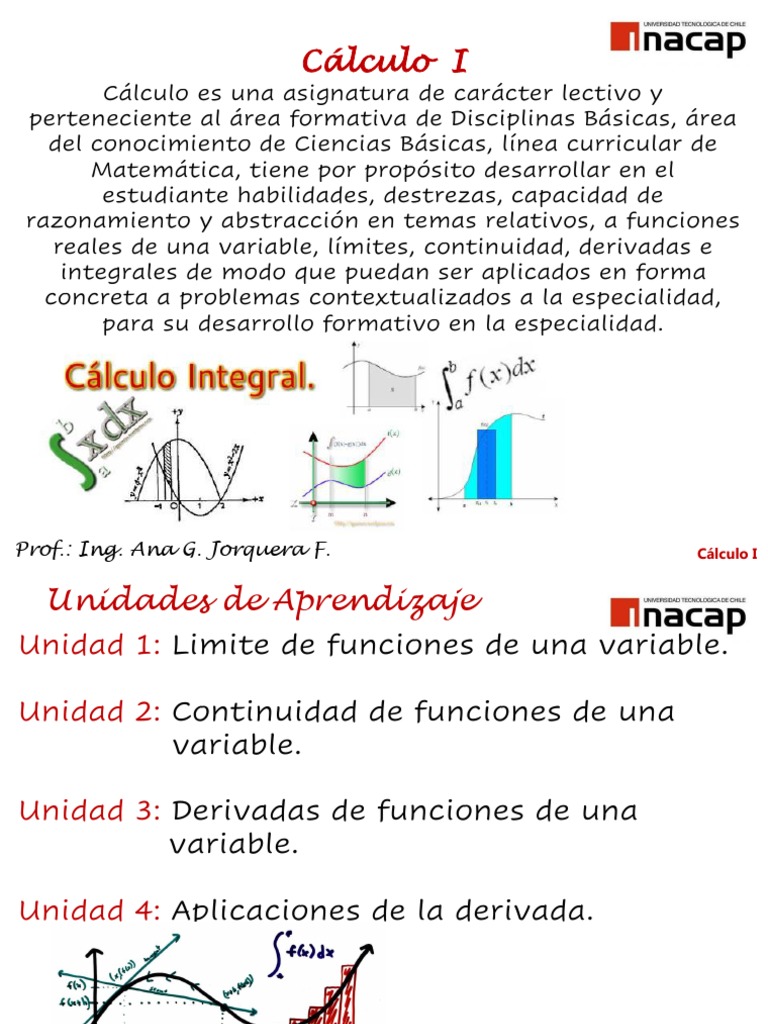 Calculo I | PDF | Función (Matemáticas) | Variable (Matemáticas)