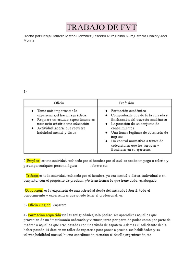 Trabajo de FVT | PDF | Zapato