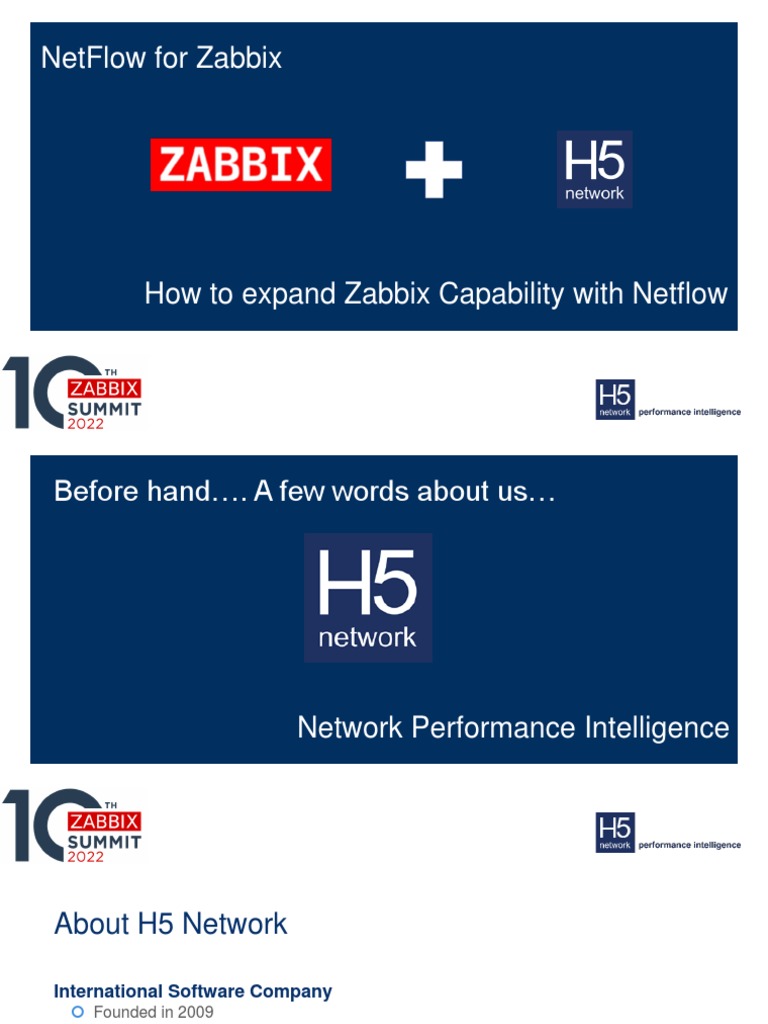 Fredrik Guillos Enable Netflow Monitoring On Zabbix 60 With H5-Flow Integration | PDF | Router ...