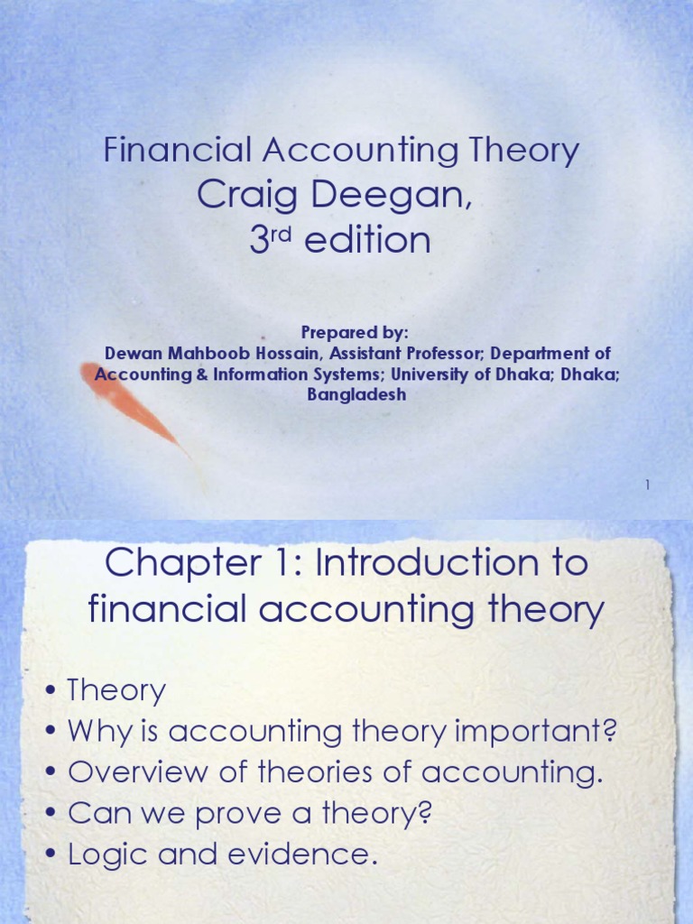 Accounting Theory Insights | PDF