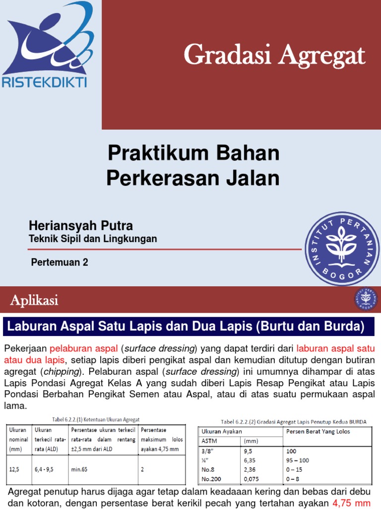 P2-3. Gradasi Dan Berat Jenis Agregat | PDF