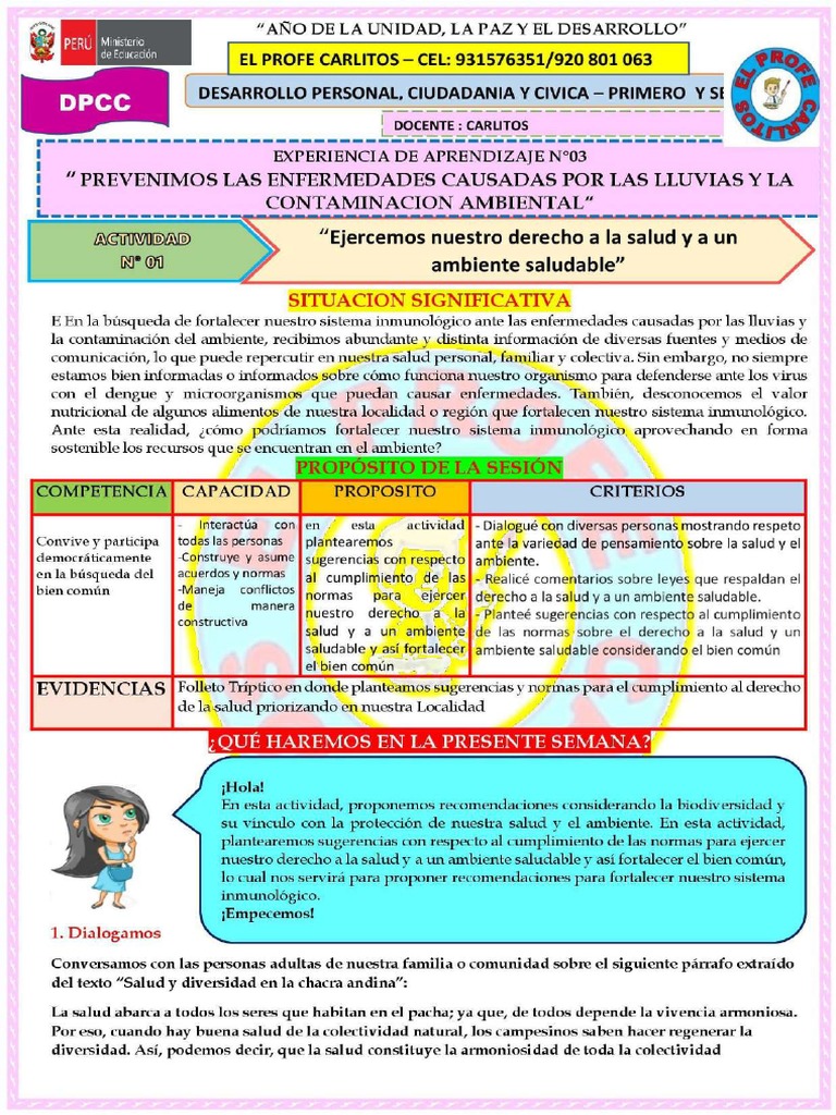 Unidad DPCC 1 y 2 | PDF