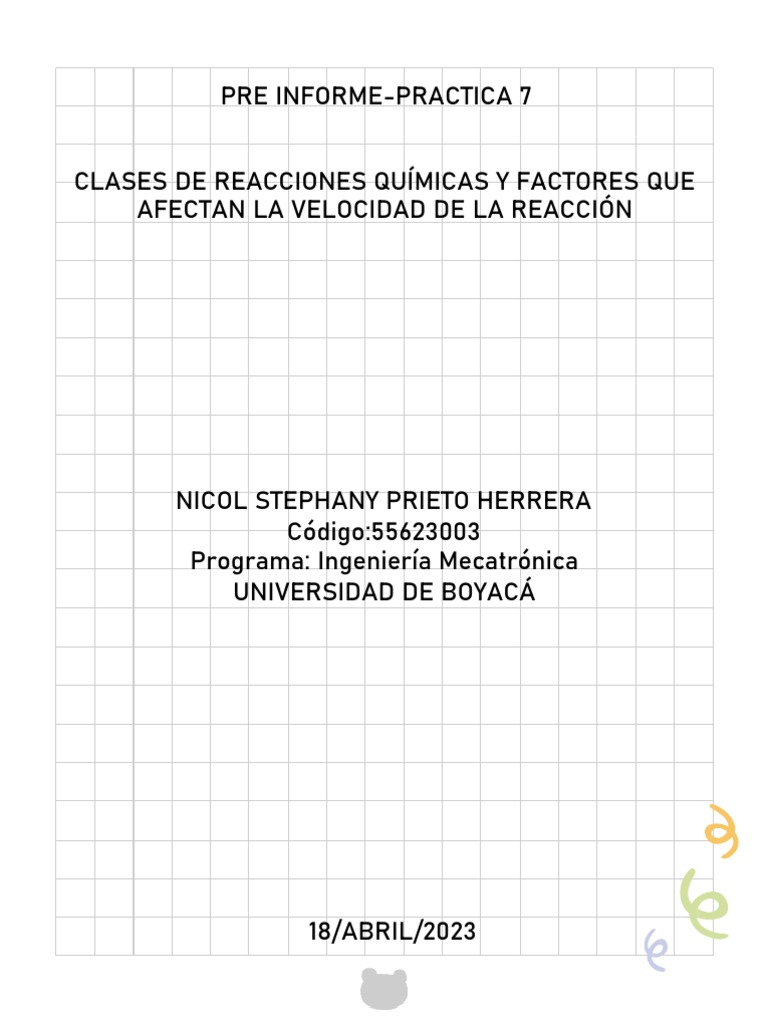 Pre Informe de Laboratorio Practica 7 | PDF
