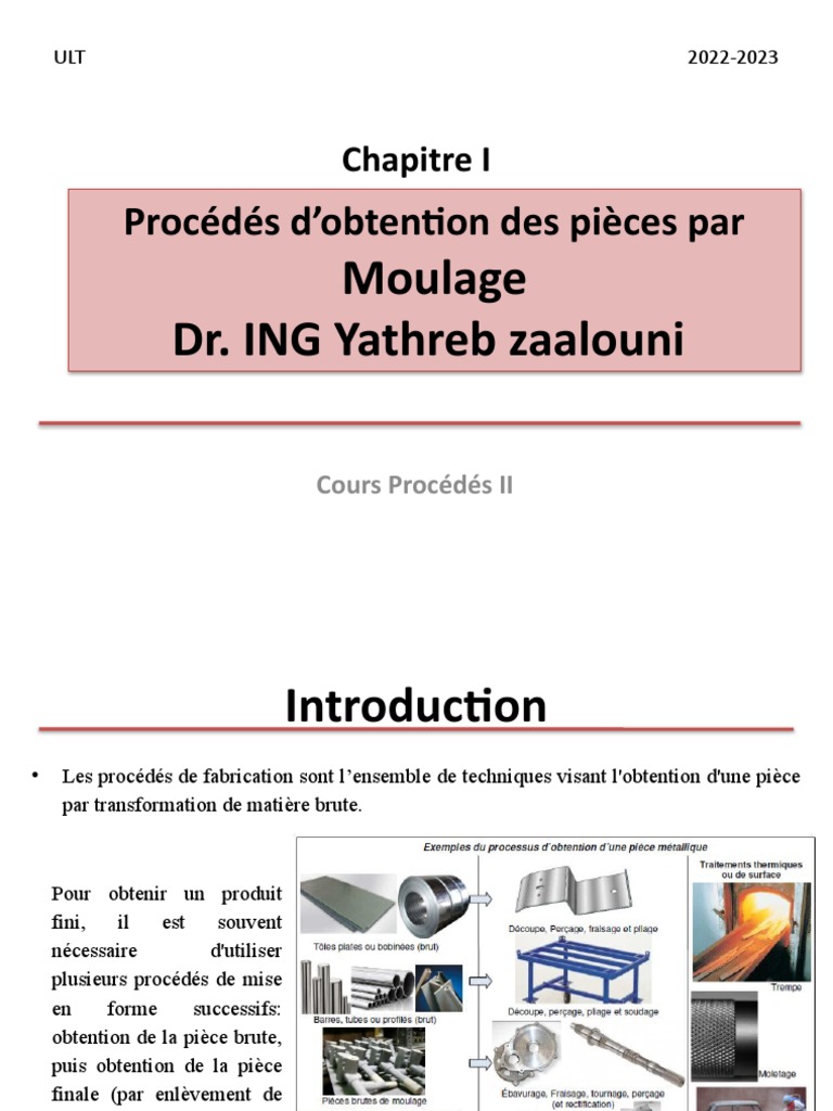 Chap1 Moulage | PDF