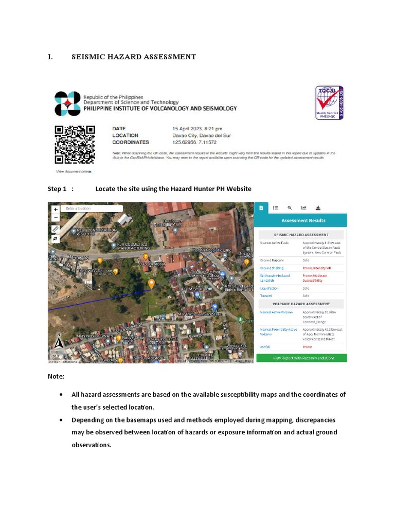 Seismic Hazard Assessment | PDF | Earthquakes | Volcano