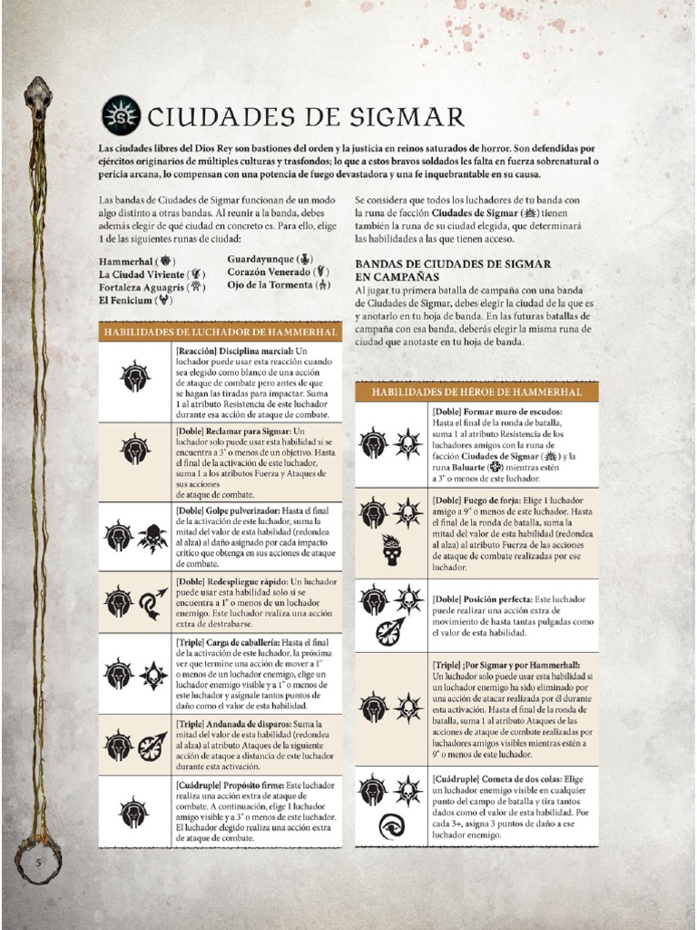 Compendium ORDER Cities of Sigmar | PDF