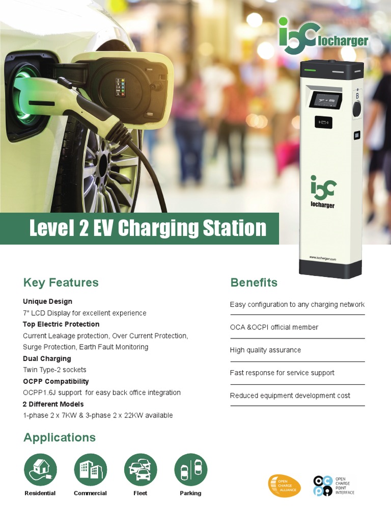 IoCharger Dual AC Charging Station IOCAP06C | PDF