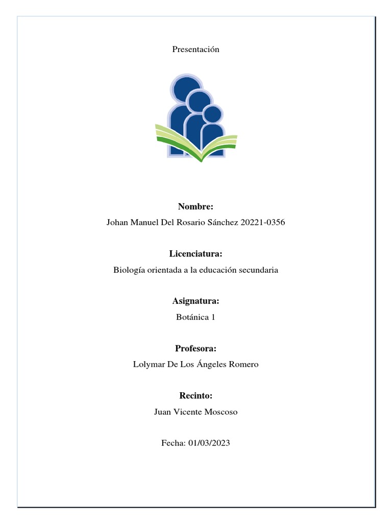 Aplicaciones de La Reproducción Vegetativa (Johan Manuel Del Rosario S ...