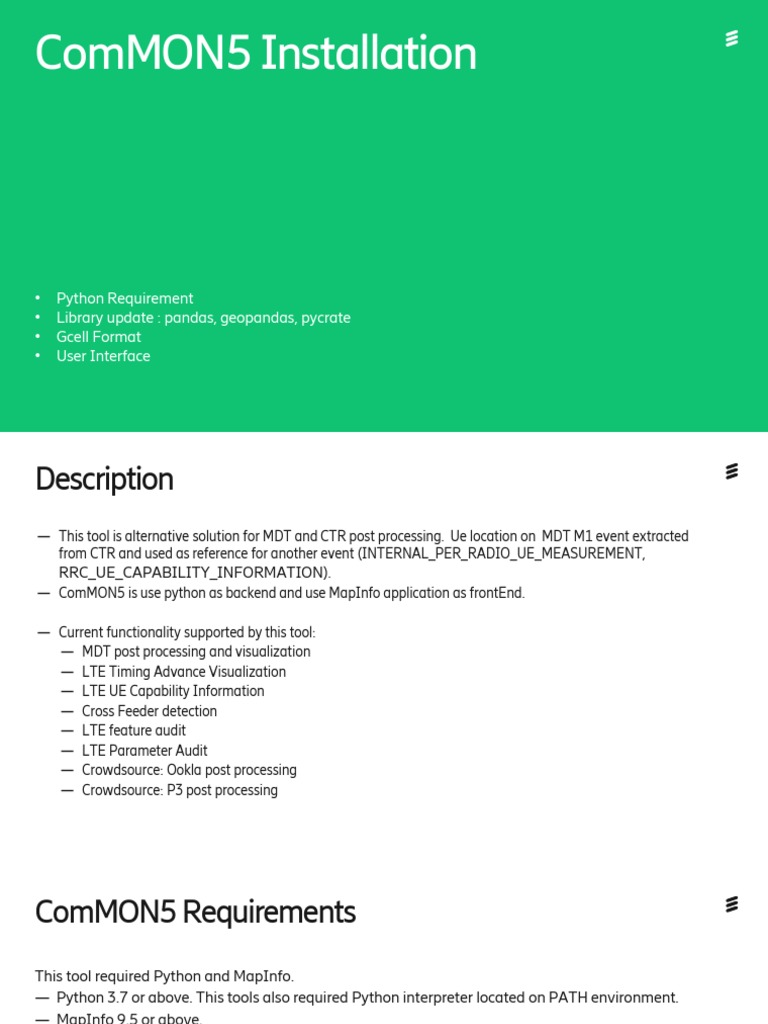 ComMON5 Installation | Download Free PDF | Python (Programming Language) | Command Line Interface