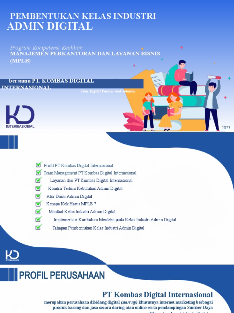 Menuju Kelas Industri ADMIN DIGITAL | PDF