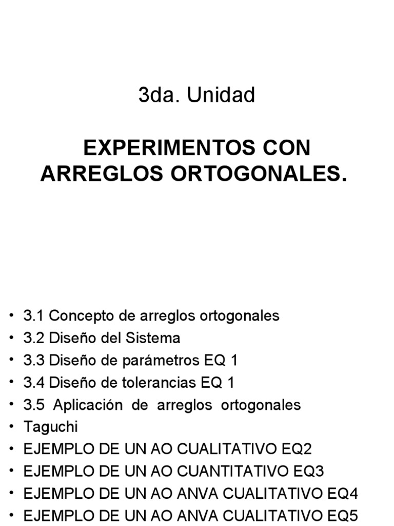 3ra UNIDAD 1 Parte | PDF | Experimentar | Diseño