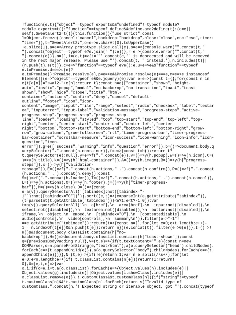 SweetAlert2 JavaScript library | PDF | Computer Programming | Software Engineering