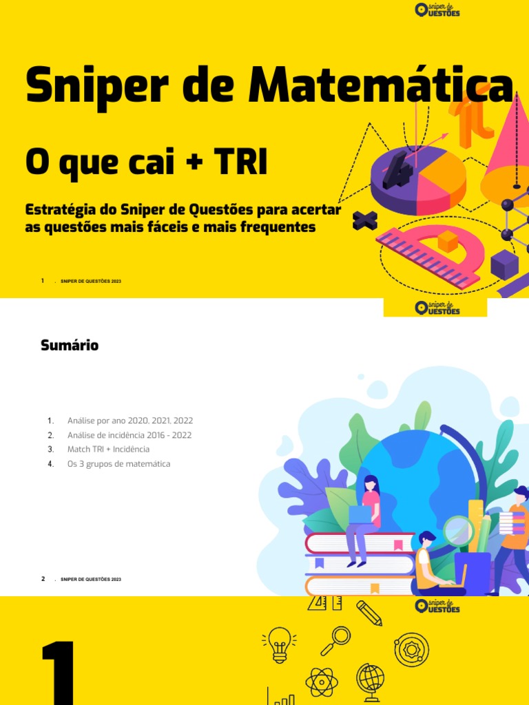 Sniper Matematica 2023 | PDF | Matemática | Geometria