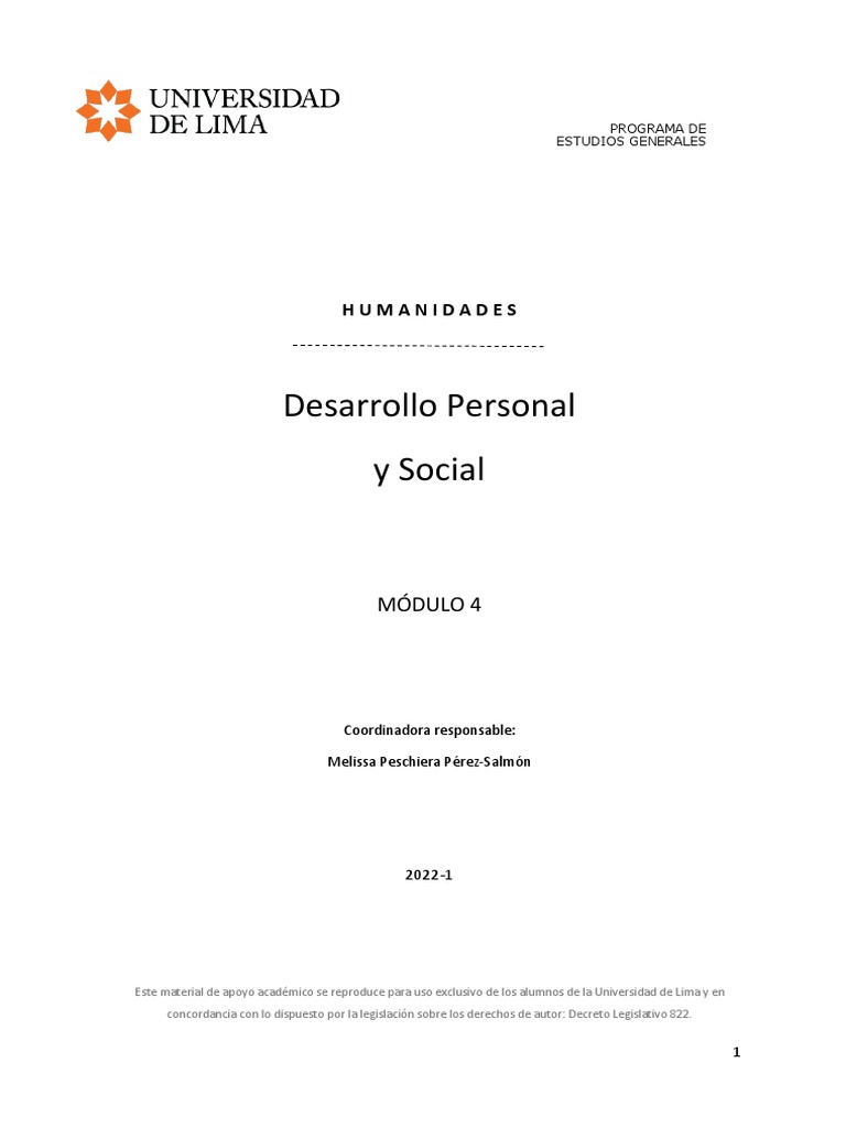 Separata DPS 2022 Mod - 04 | PDF | Liderazgo | Comportamiento