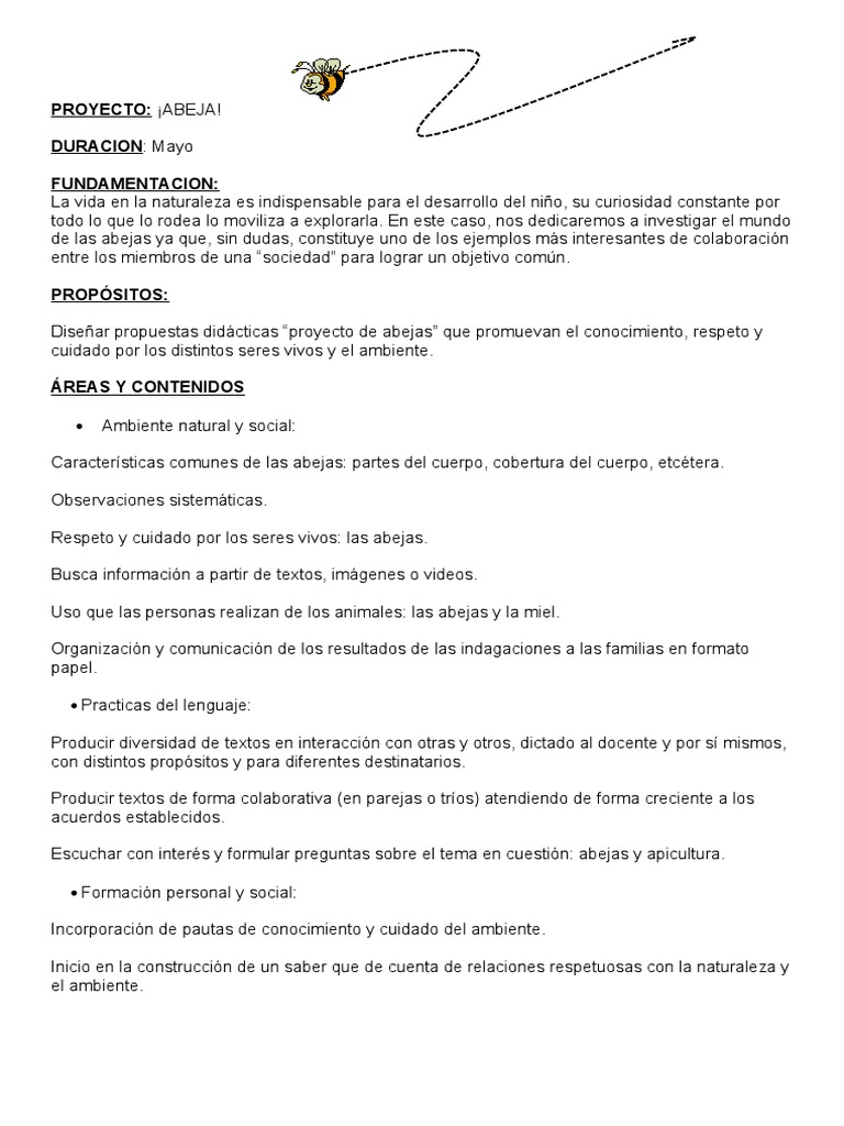 PROYECTO Abejas | PDF | Western Honey Bee | Apicultura
