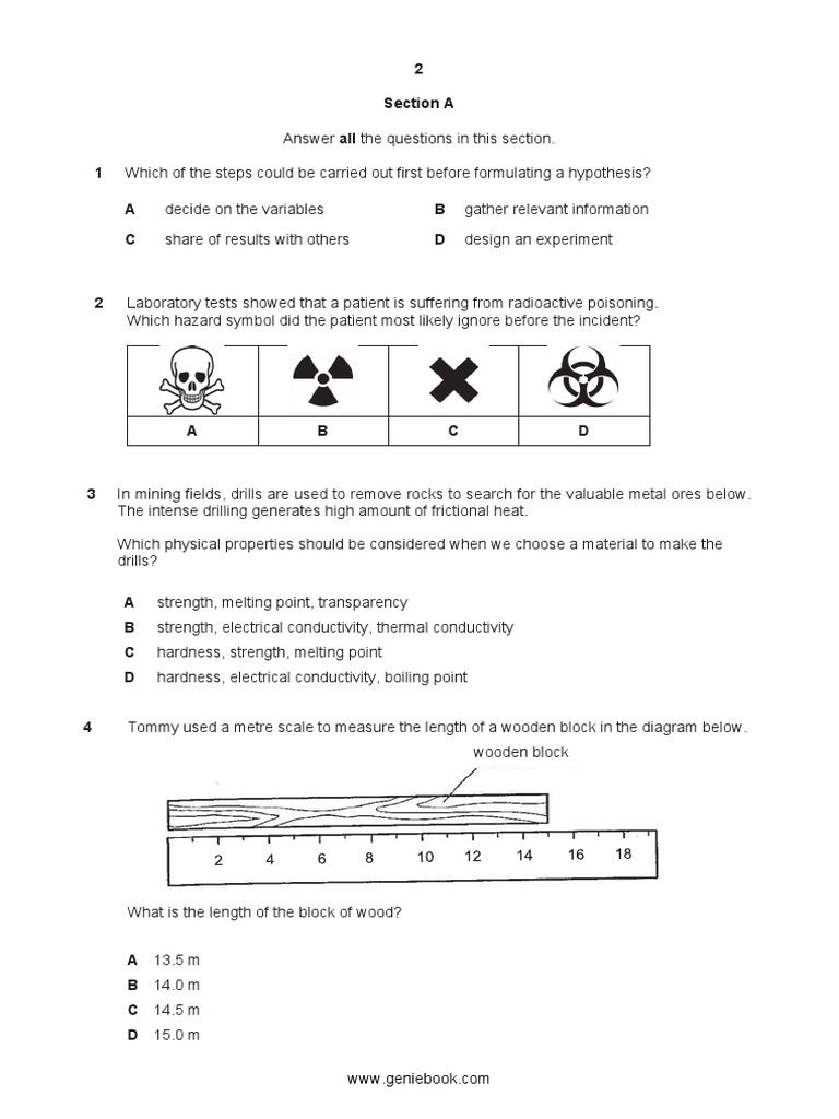 Secondary 1 - Science - SA2 - 2019 - 1 | PDF | Solubility | Mixture