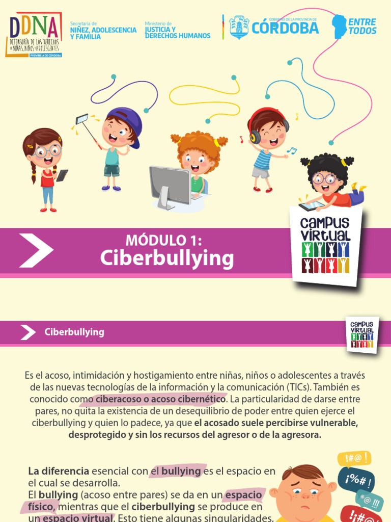 Entendiendo el Ciberbullying en Niños | PDF | Acoso cibernético