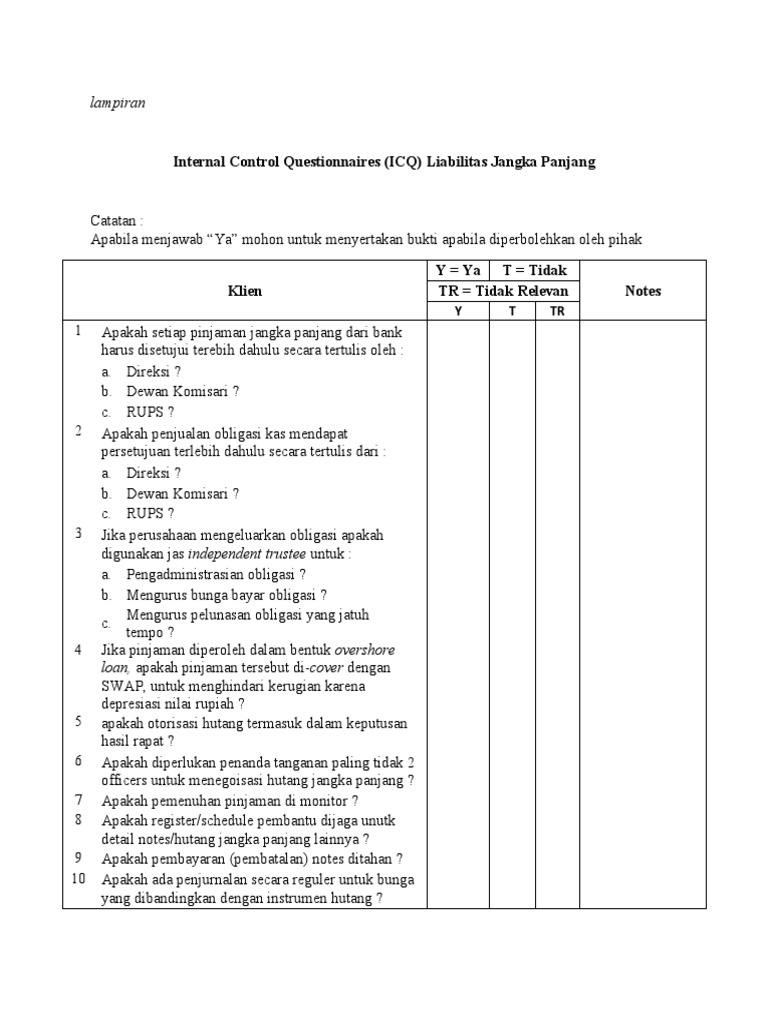 lampiran audit | PDF
