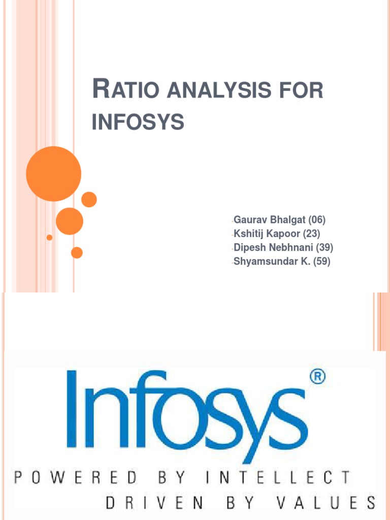 Infosys Financial Ratios Analysis 2024-2025 | PDF | Gross Margin | Dividend