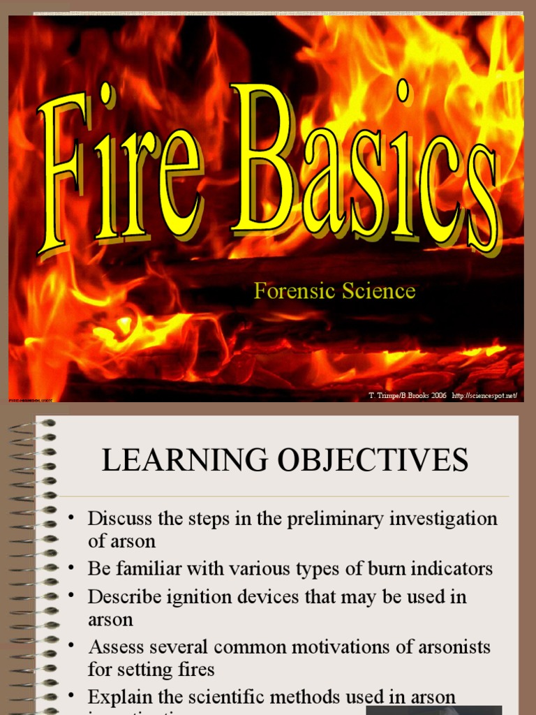 Arson Investigation Techniques and Clues | PDF | Fires | Combustion