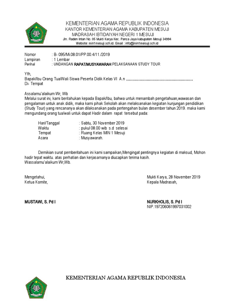 Conth SURAT UND, TAHFIDZ - RAB STUDY TOUR | PDF